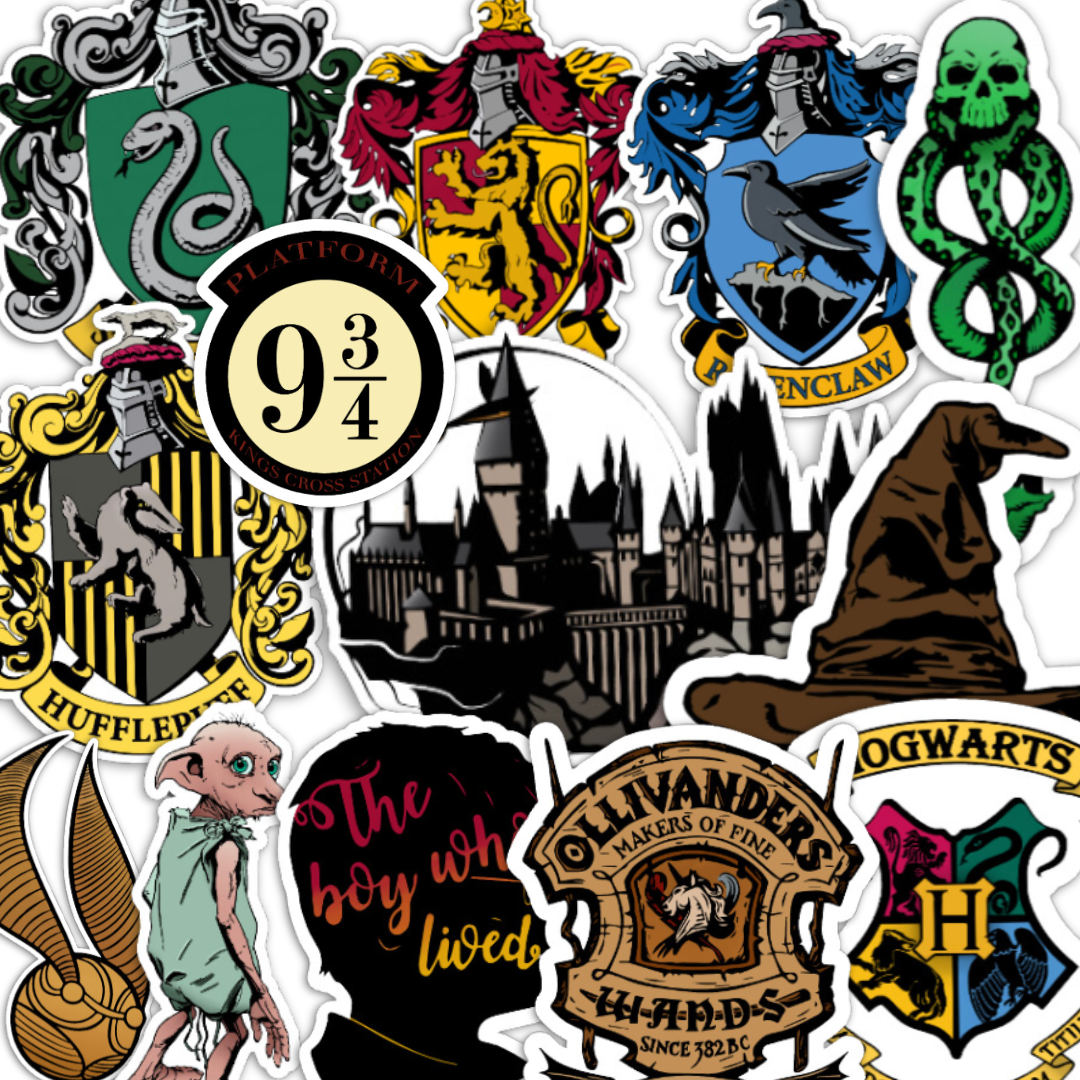 Hogwarts (harry potter) pack - glossy vinyl sticker – sk sticker